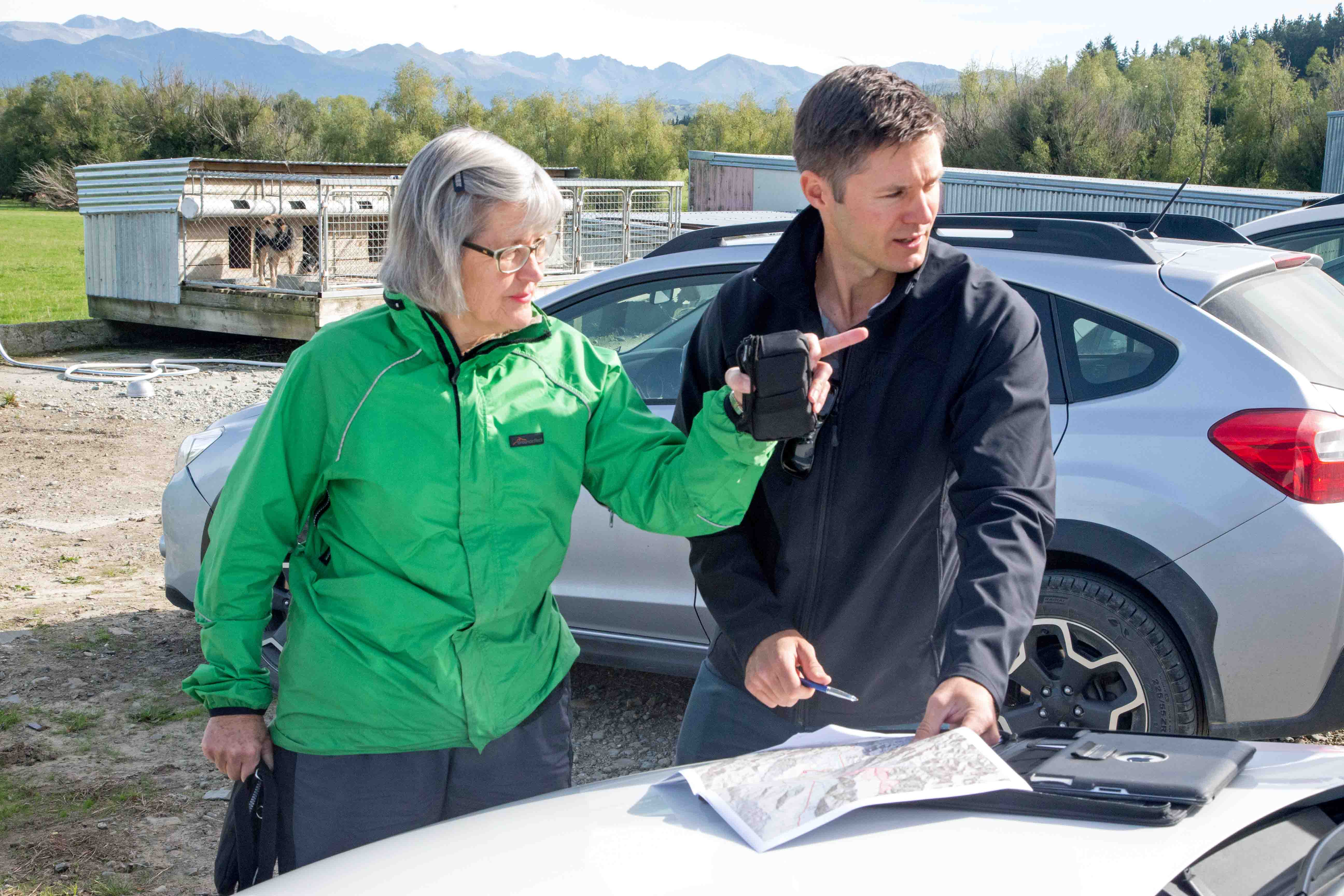 Minister's visit 2018 - Mid Dome Wilding Trees